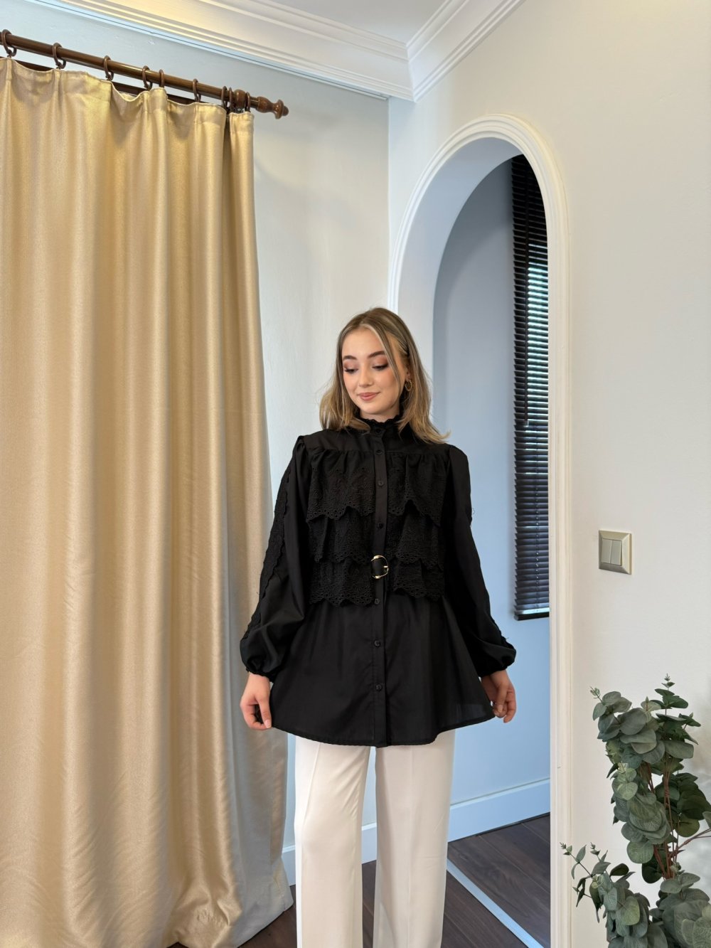 Bbc Li̇vya Gömlek - Si̇yah Modelleri En Uygun Fiyatlarla