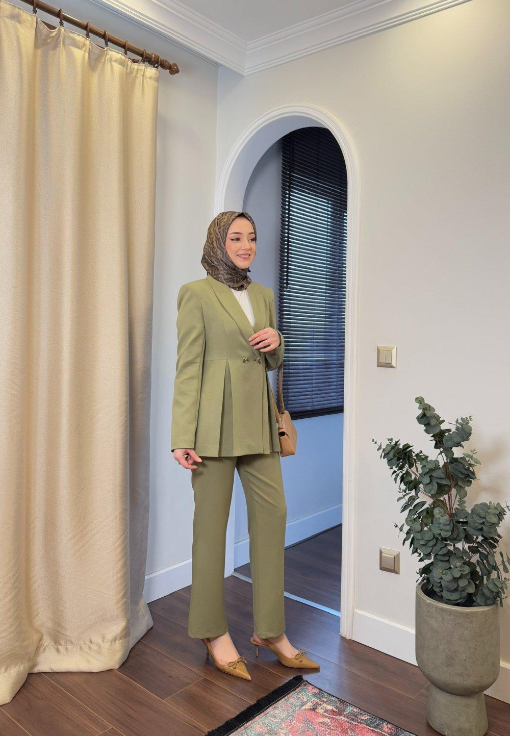 Mylan Ceketli̇ Takim - Yeşi̇l Modelleri En Uygun Fiyatlarla